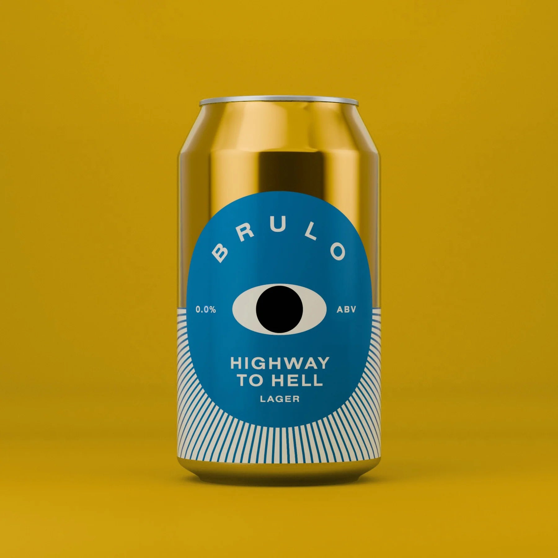 Brulo Highway To Hell Lager 0% | No Alcohol Beers | Nought Drinks UK
