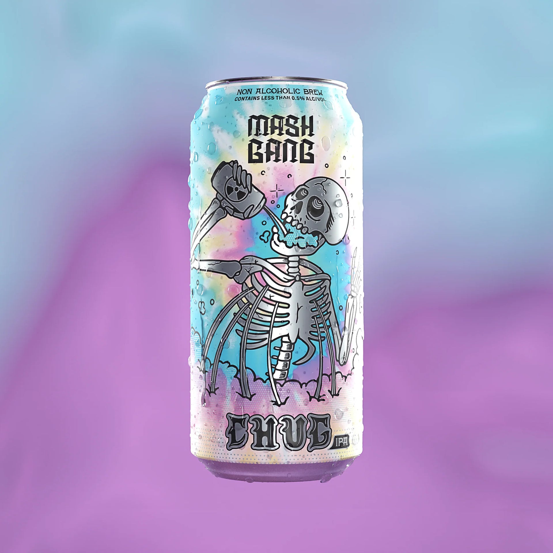 Mash Gang Chug Hazy Pale Ale 0.5% - Nought Drinks