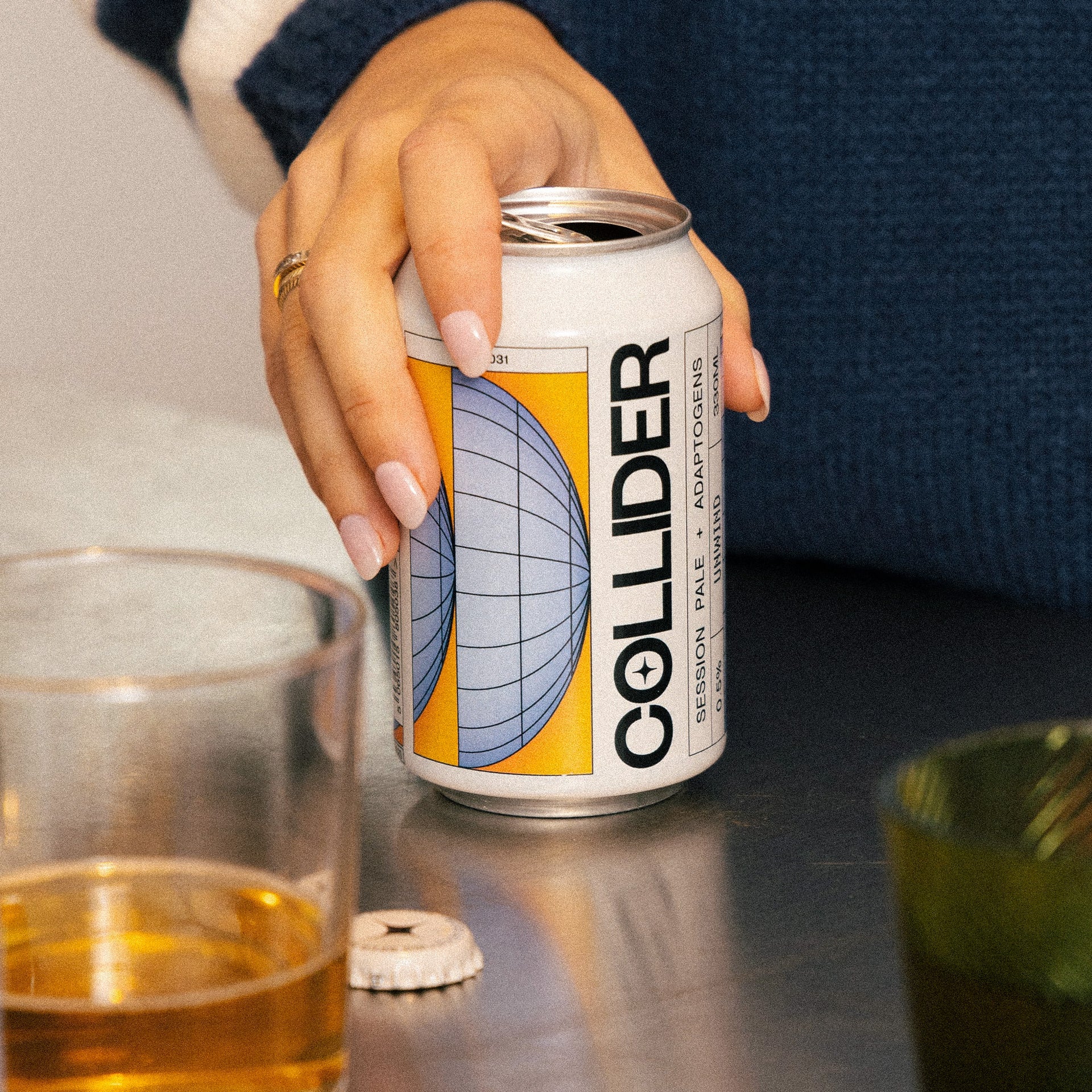 Collider Unwind Session IPA 0.5% - Nought Drinks