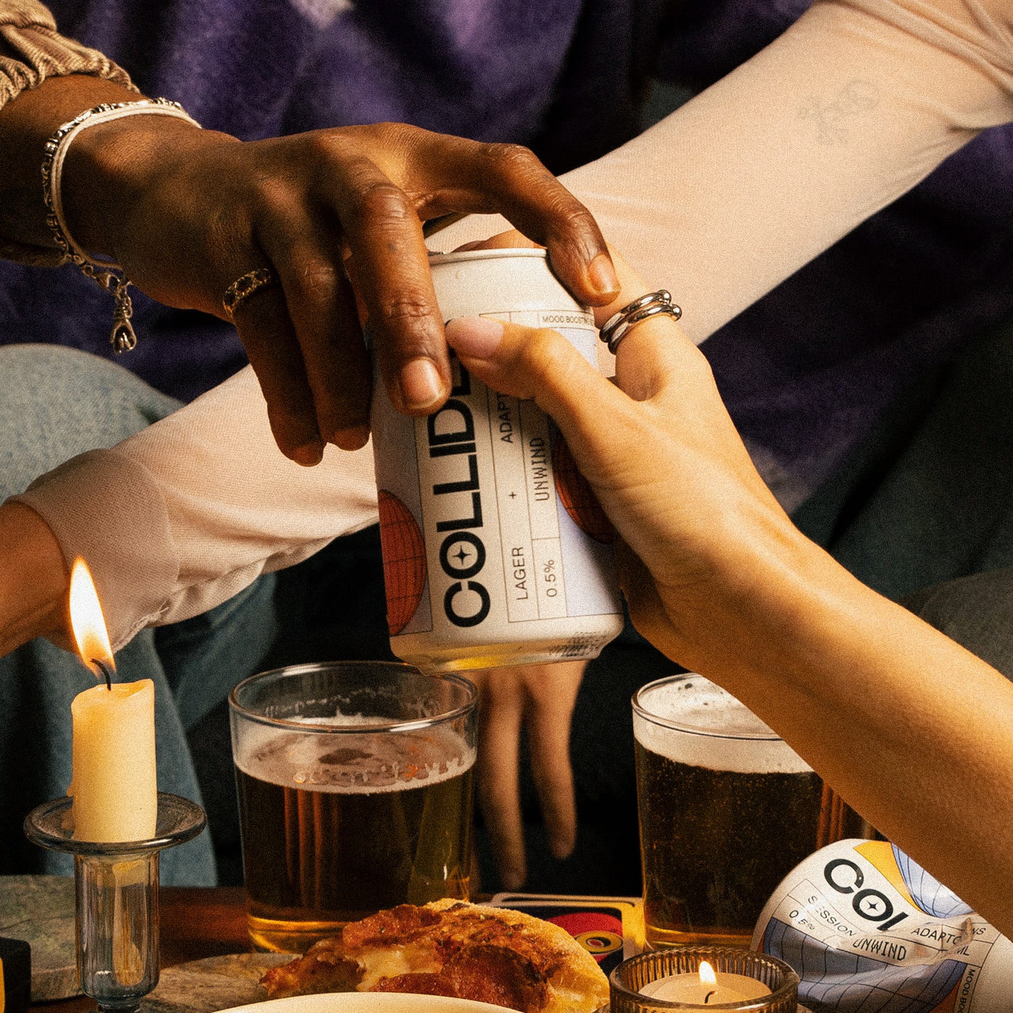 Collider Unwind Lager 0.5% | Low Alcohol Beers | Nought Drinks UK